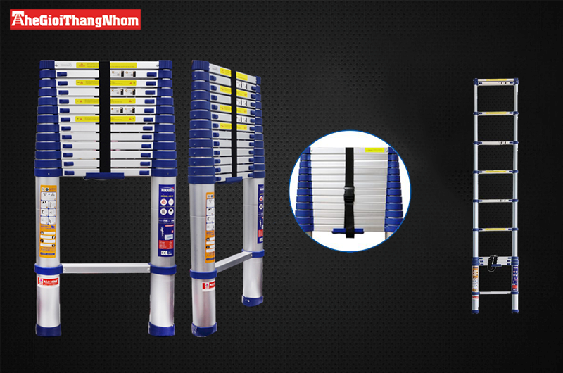 Bộ sưu tập thang nhôm rút đơn có chiều cao trên 4.5m | Thegioithangnhom